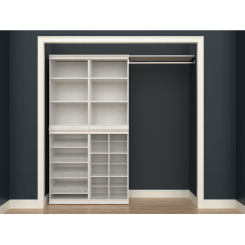 ClosetMaid Modular Storage 68.76" W - 78" W Closet System & Reviews ...