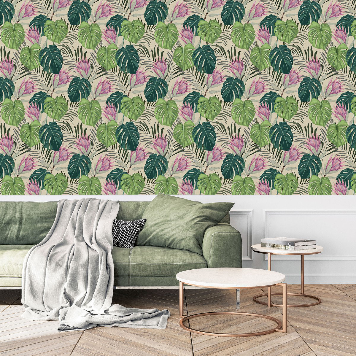 Bay Isle Home Ismari Floral Wallpaper | Wayfair