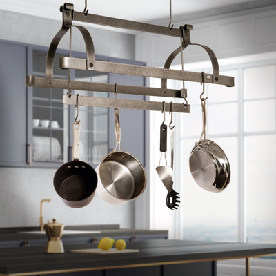 Straight Bar Pot Racks You'll Love in 2020 | Wayfair