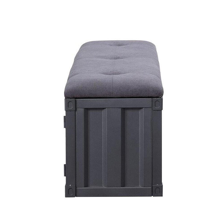 Williston Forge Capulet Upholstered Cabinet Storage Bench | Wayfair