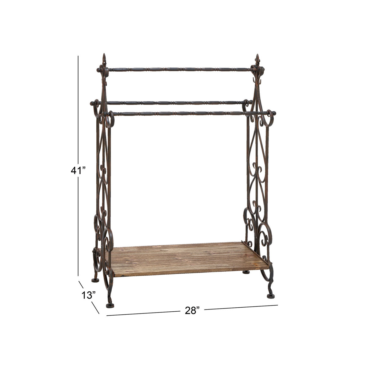 Lark Manor 41'' Tall Blanket/Quilt Rack & Reviews | Wayfair