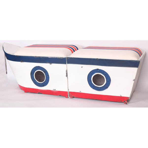 Longshore Tides Boat Bench With Removable Cushions| Wayfair