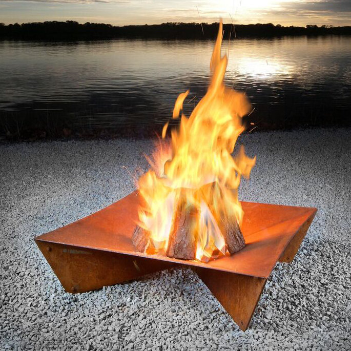Belfry Heating Ethan Steel Fire Pit | Wayfair.co.uk
