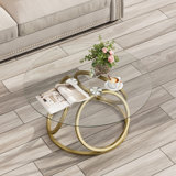 Wayfair | Gold Round Coffee Tables You'll Love in 2022