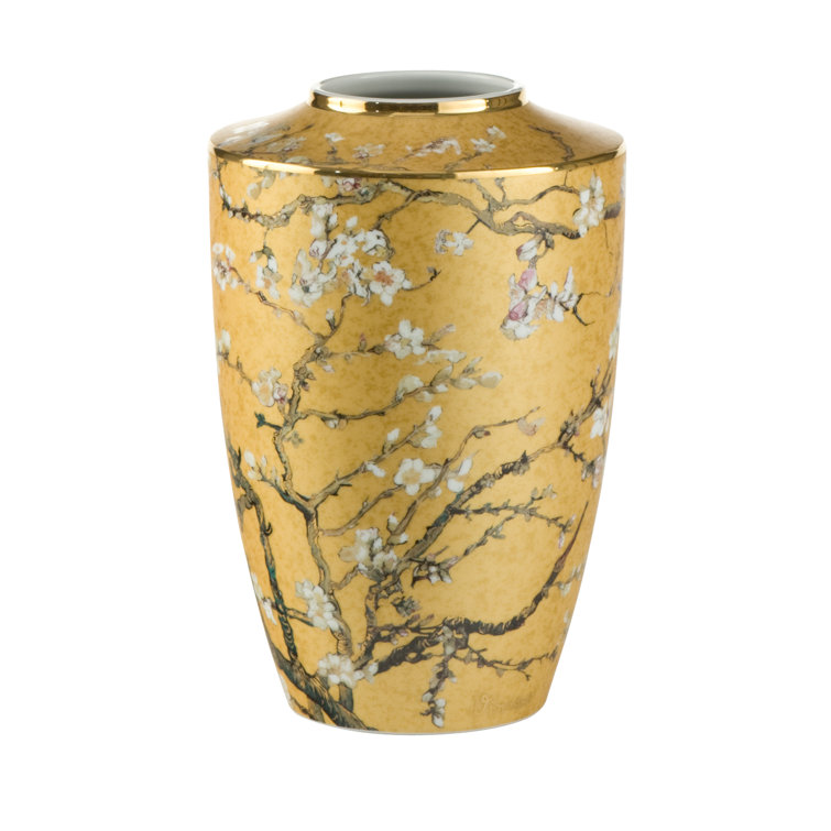 Goebel Artis Orbis Gold And Grey 24Cm Porcelain Table Vase & Reviews ...
