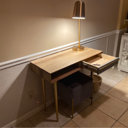 Ivy Bronx Leni Solid Wood Desk & Reviews | Wayfair