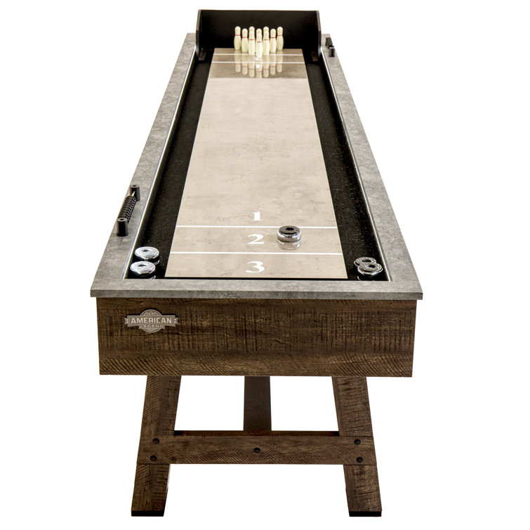 American Legend Stonebridge 9' Led Shuffleboard Table W/ Bowling | Wayfair