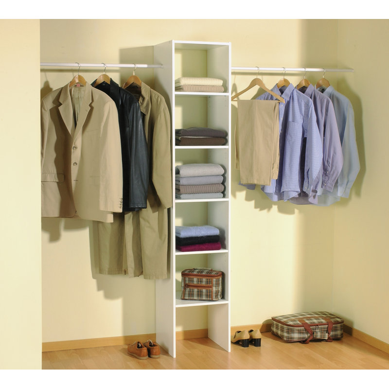 Wayfair Basics™ Sweeting 140cm Wide Clothes Storage System & Reviews ...