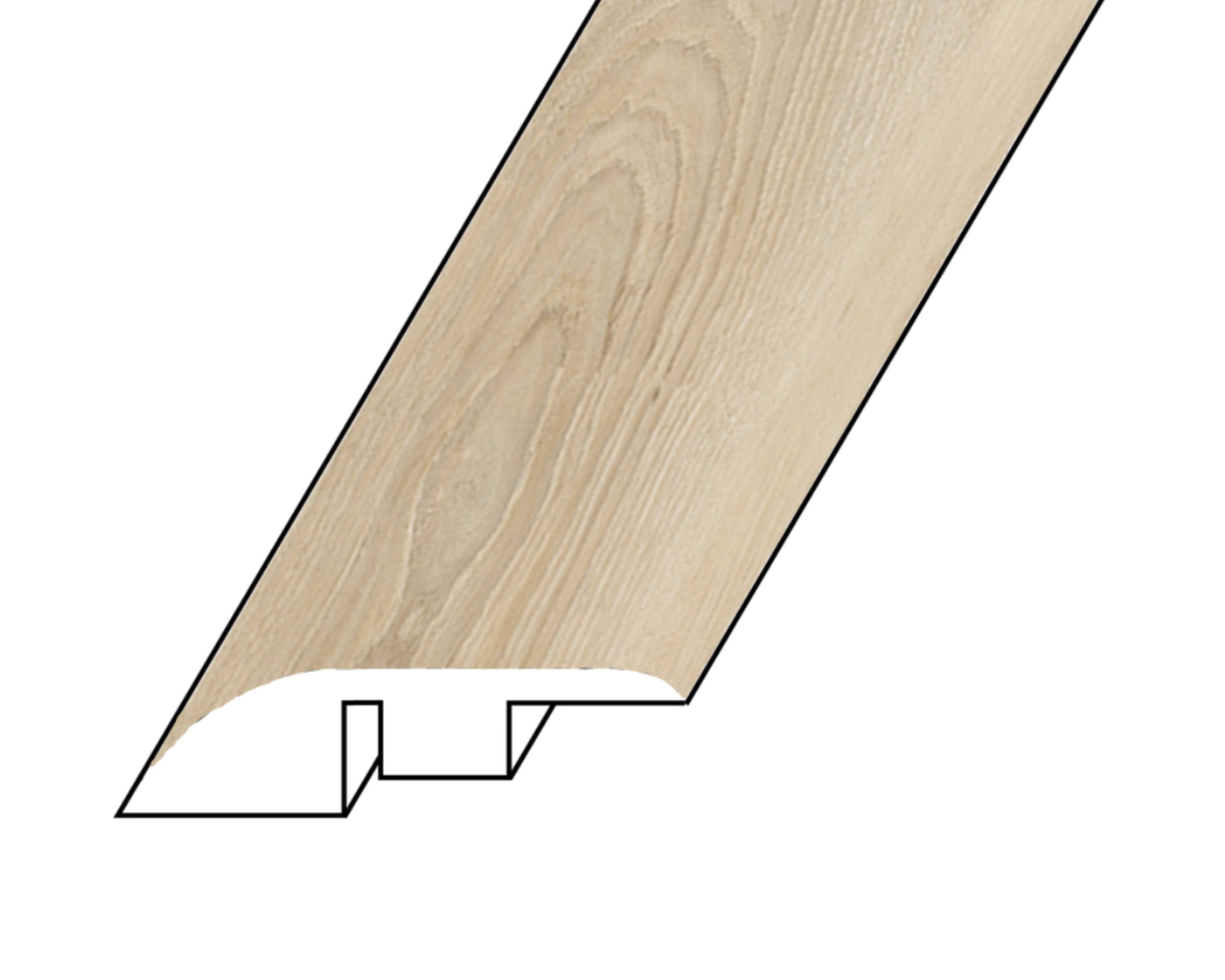 Envara Floors Vinyl 0.6" Thick x 1.8" Wide x 94.5" Length Overlap ...