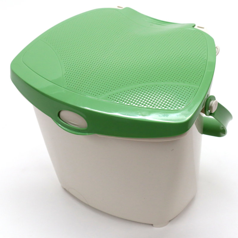 Redmon Sure-Close Kitchen Food Scrap Pail 1.9 Gallon Manual Lift ...