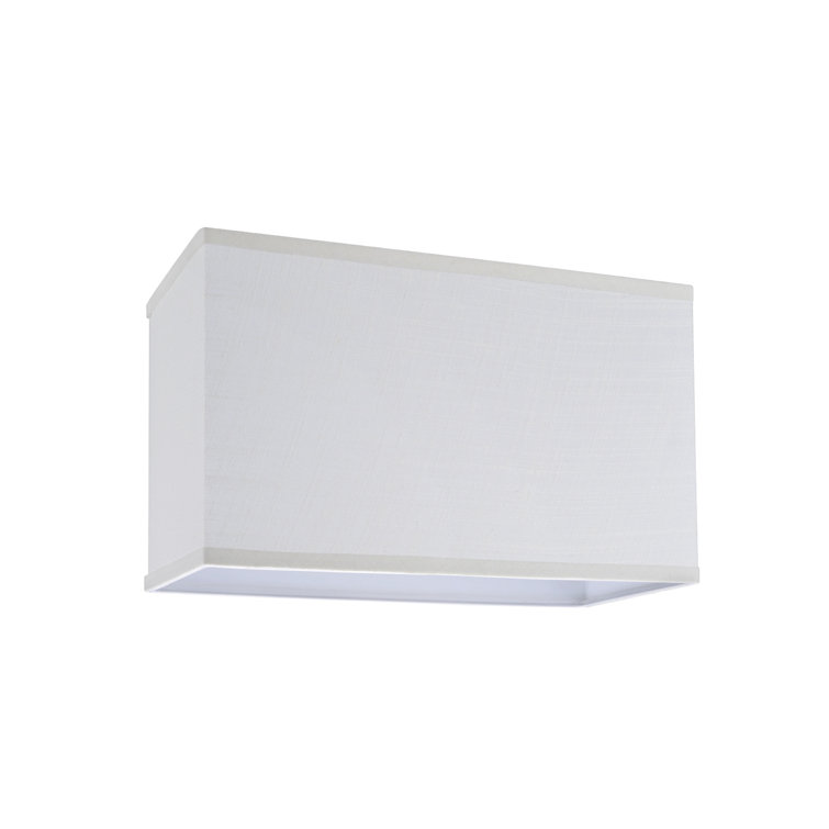 Darby Home Co 10'' H Linen Rectangular Lamp Shade ( Spider ) in Off ...