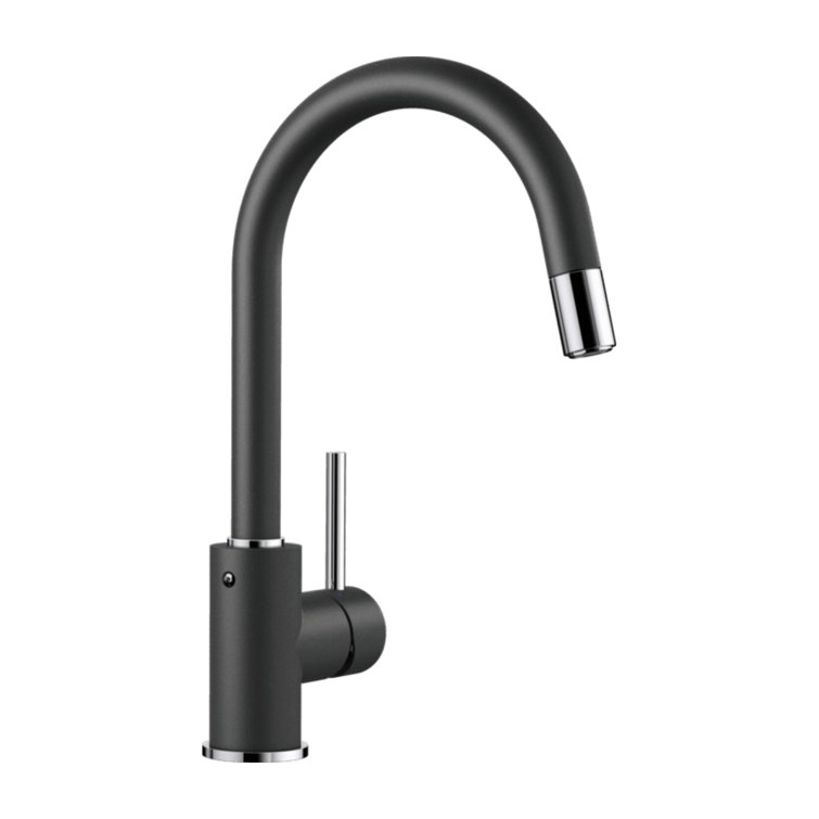 Belfry Kitchen Hagan Pull Out Single Lever Monobloc Tap | Wayfair.co.uk