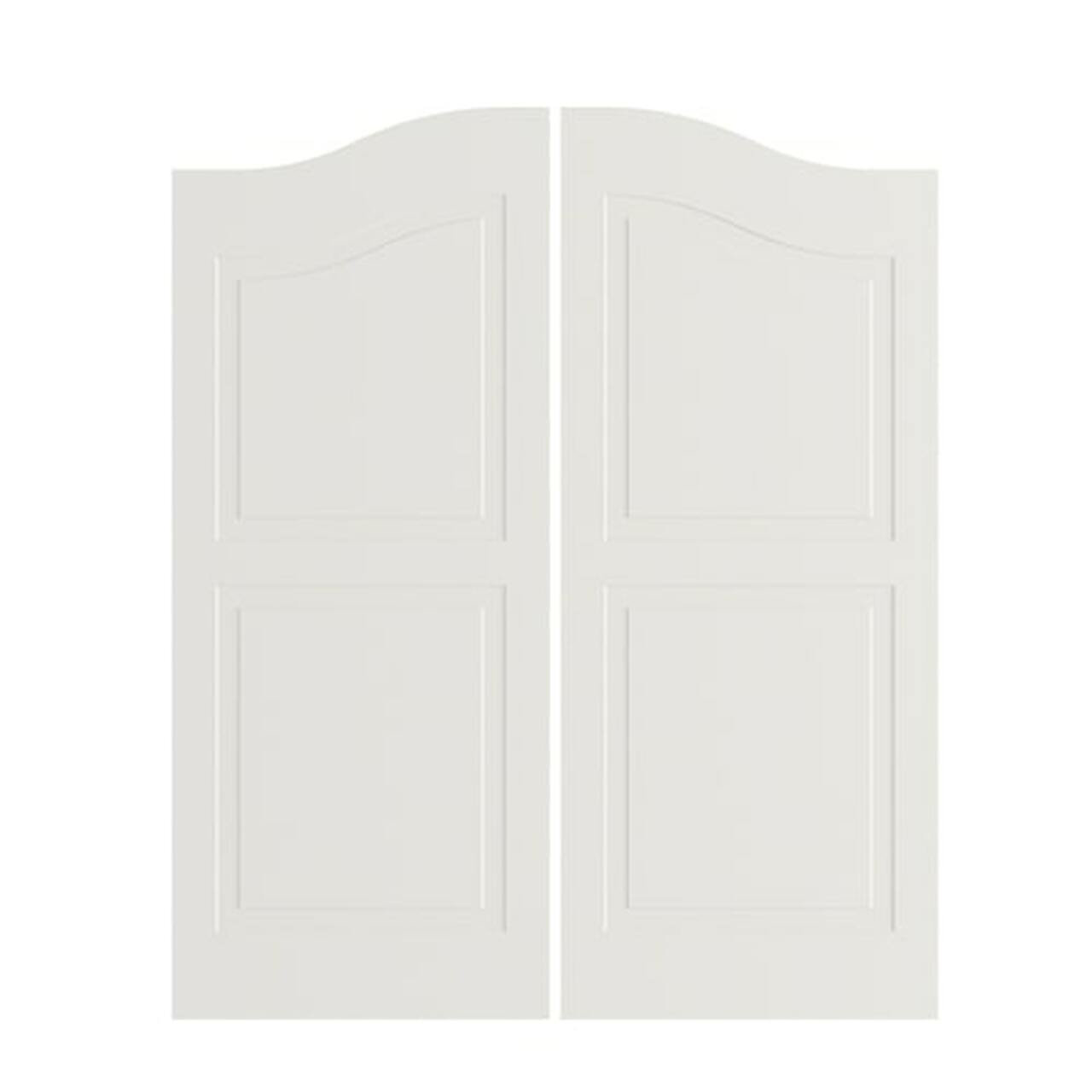 SwingingCafeDoors Paneled Manufactured Wood Primed Café Door & Reviews ...