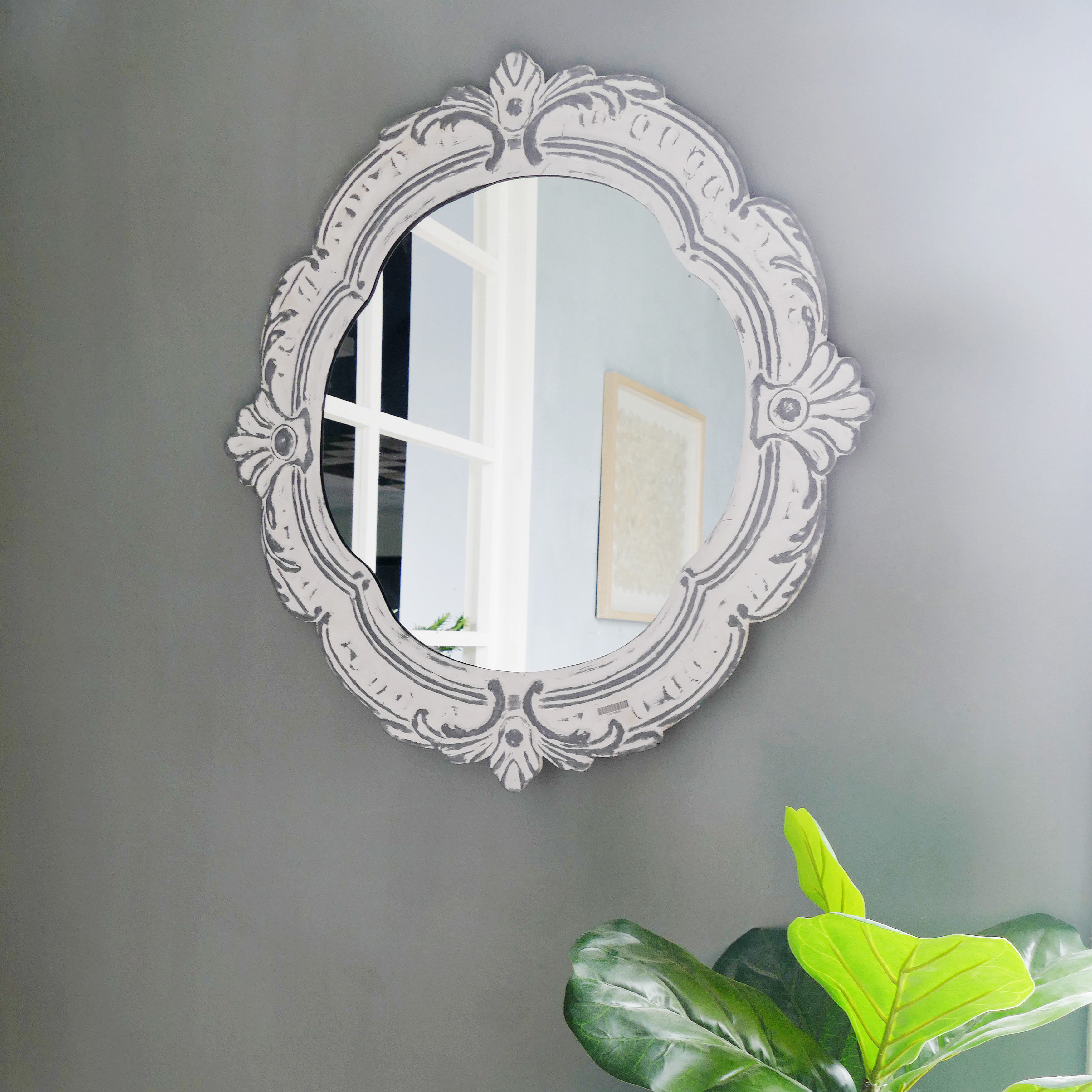 One Allium Way® Streeter Round Metal Wall Mirror & Reviews | Wayfair