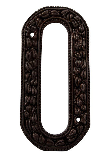 Vicenza Designs San Michele 4.75'' H Reflective Metal House Number ...