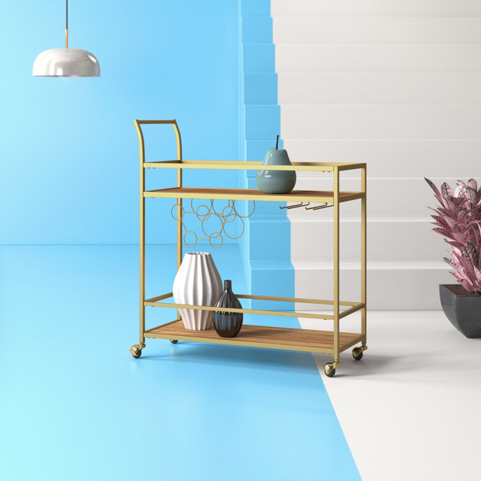 Hashtag Home Adriana Bar Cart & Reviews | Wayfair