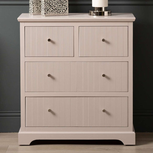 Marlow Home Co. Chauntel 81cm Chest of Drawers for Bedroom Furniture, 4 ...