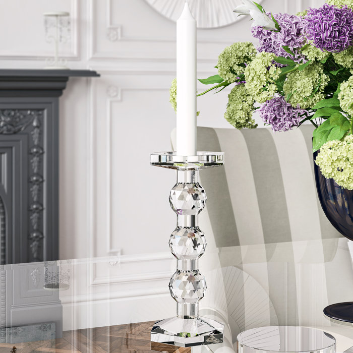 House of Hampton® Crystal Candleholder & Reviews | Wayfair