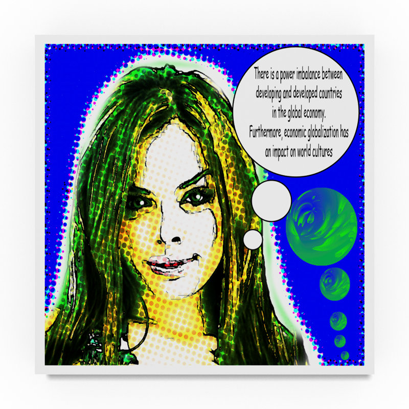 Trademark Art 'The Economist' Graphic Art Print on Wrapped Canvas | Wayfair