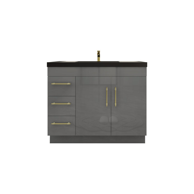 Mercer41 Camoya 42" Single Bathroom Vanity Set | Wayfair