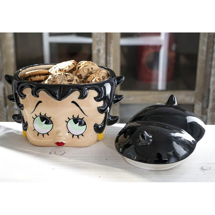 Ebros Gift Shy Betty Boop Head Ceramic Cookie Jar | Wayfair