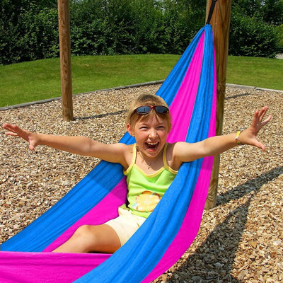 Arlmont & Co. Two Pack Kids Hammock, Small Size Mini Hammocks In ...