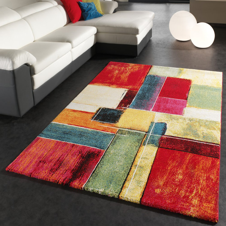 17 Stories Red/Green Rug & Reviews | Wayfair.co.uk