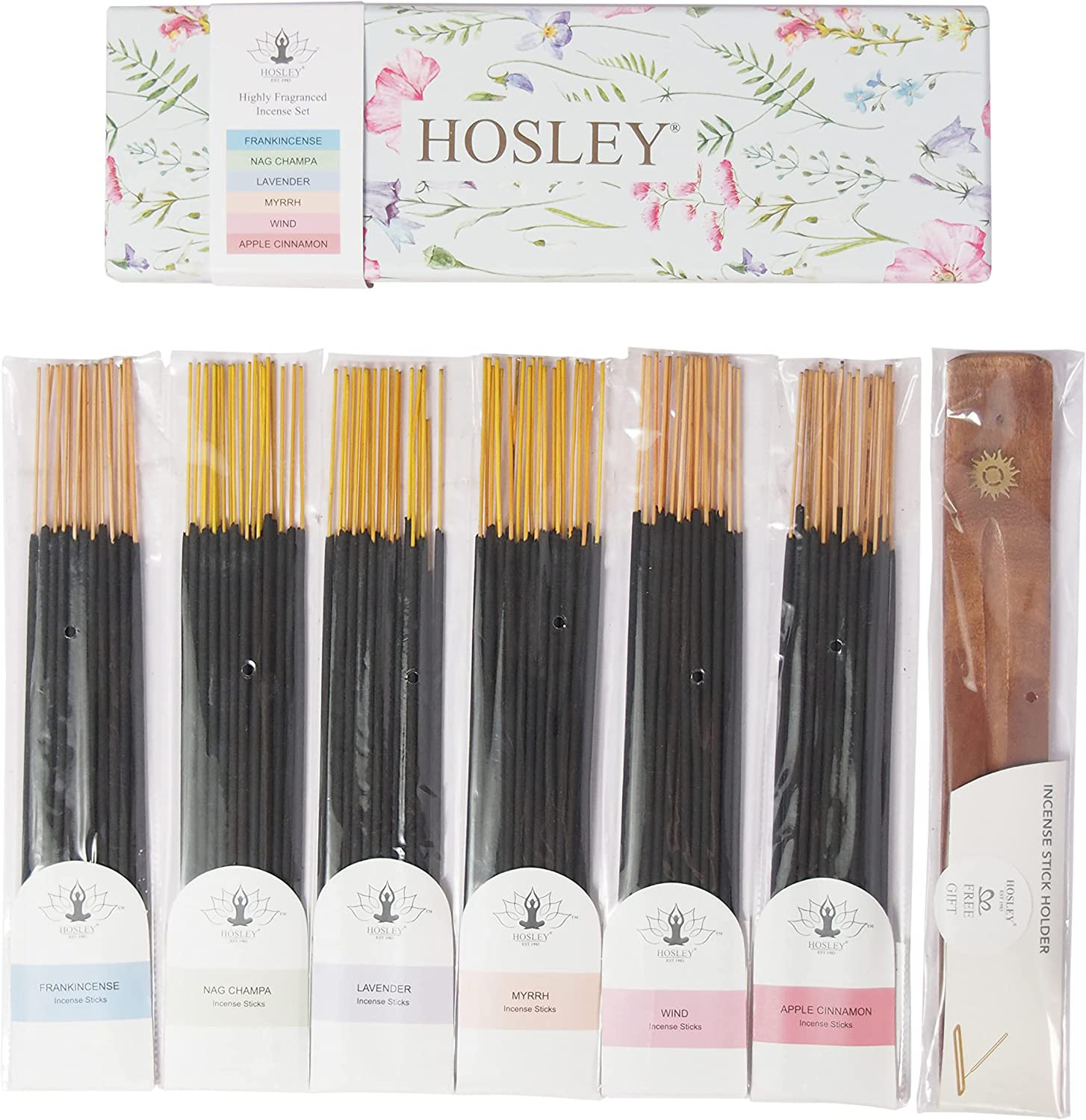 HG Global Assorted Incense Sticks and Holder | Wayfair