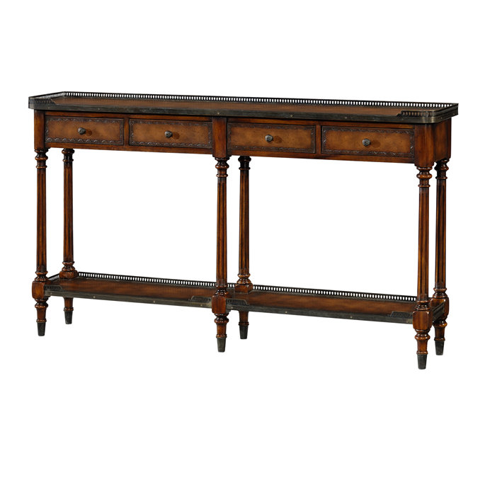 Theodore Alexander Essential 58.25'' Solid Wood Console Table | Wayfair