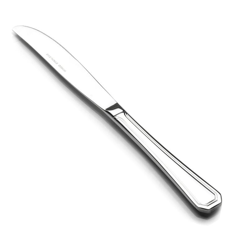 Winco Victoria Stainless-Steel Dinner Knife, Extra Heavyweight, 9.75 ...