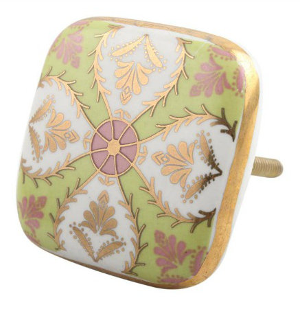MarktSq Hand Painted Square Knob & Reviews | Wayfair