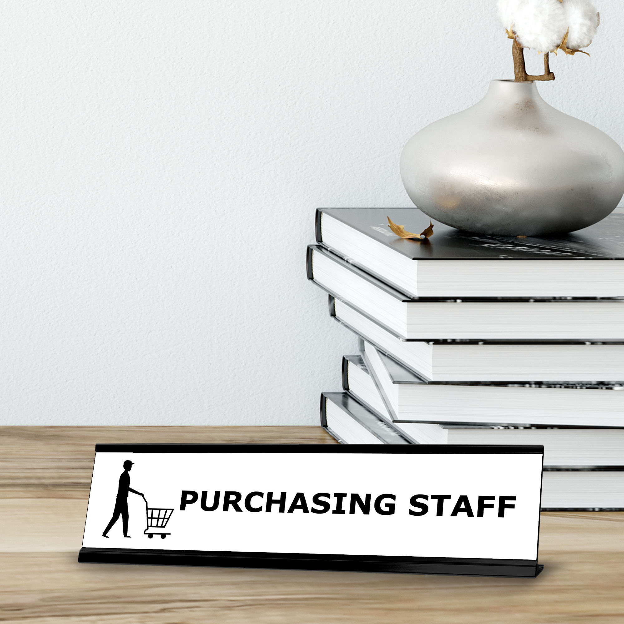 Signs ByLITA Purchasing Staff Desk Sign | Wayfair