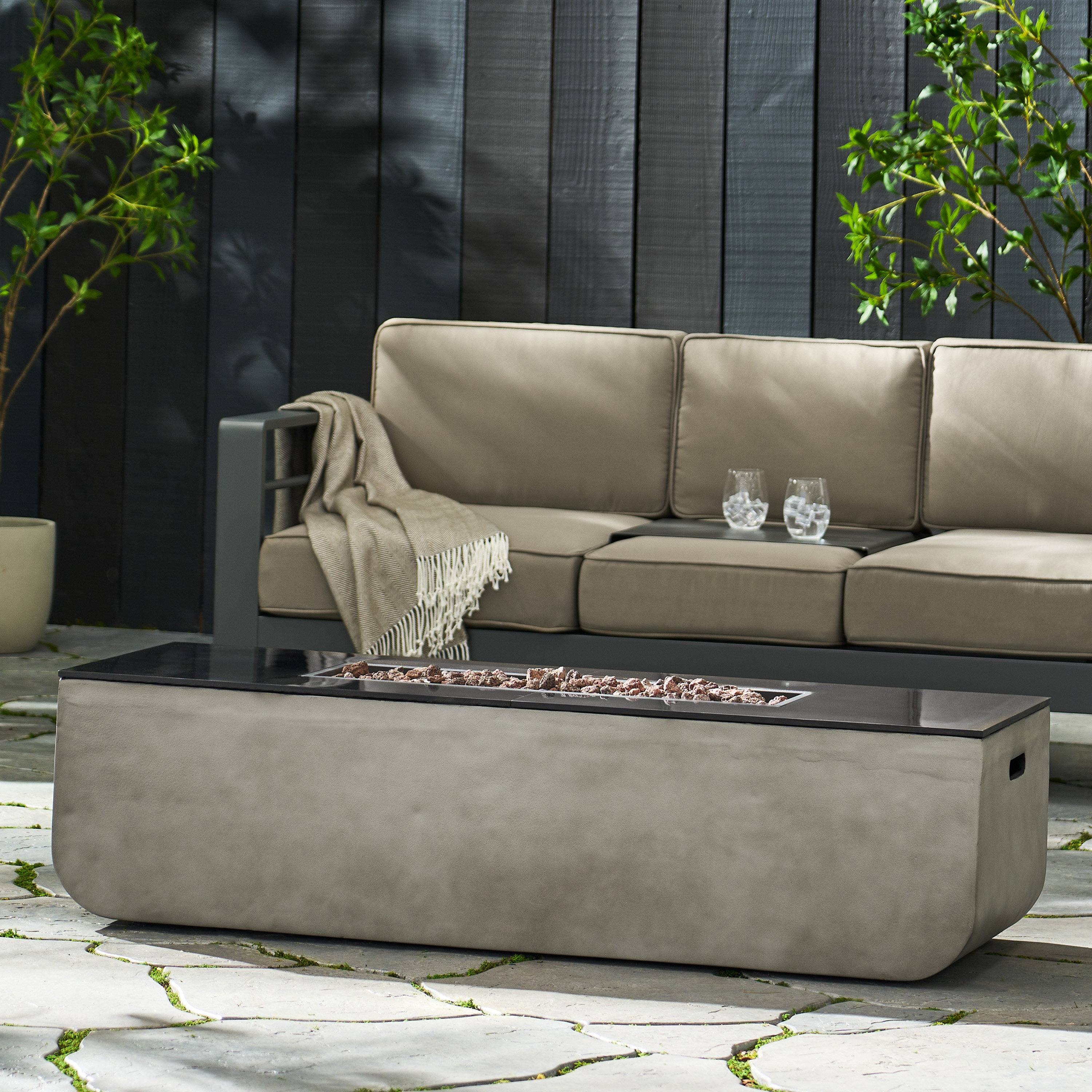 17 Stories Sabarin 15'' H Outdoor with Lid | Wayfair