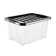 Latitude Run (Set Of 5, 24 Litre) Clear Plastic Storage Boxes With ...