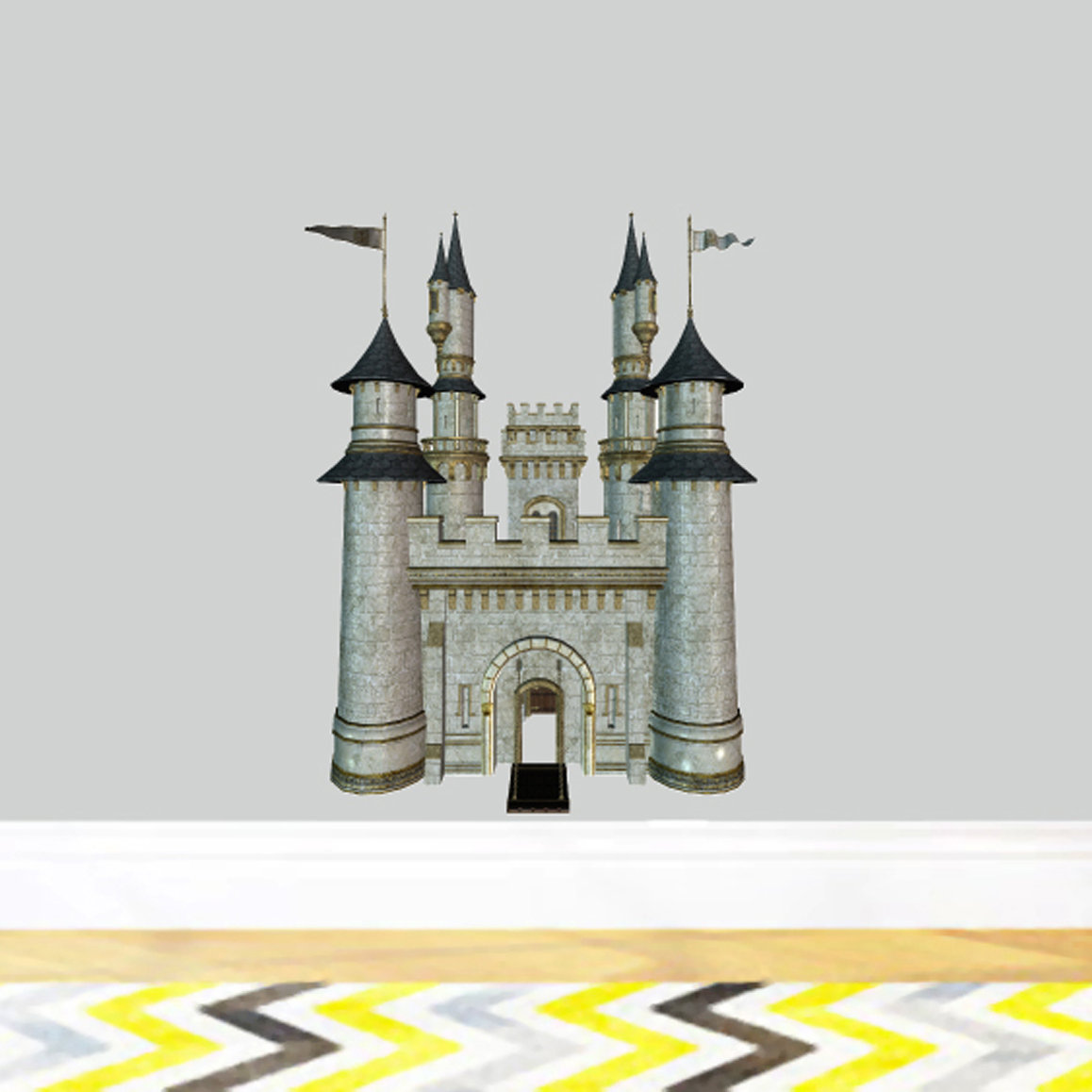 SweetumsWallDecals Real Life Castle Wall Decal | Wayfair