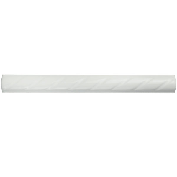 Merola Tile White Rope 10" x 1" Ceramic Pencil Liner Tile Trim ...