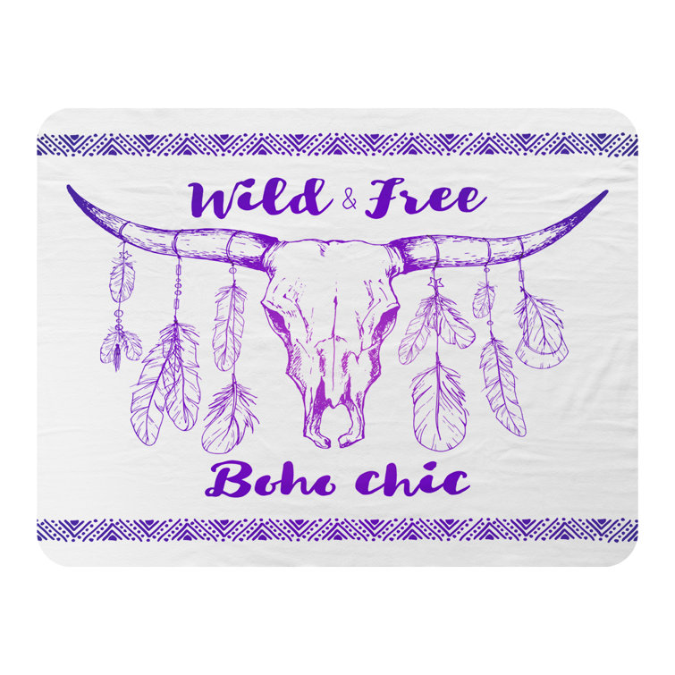 East Urban Home Plumley Boho Chic Native American Designer Blanket ...