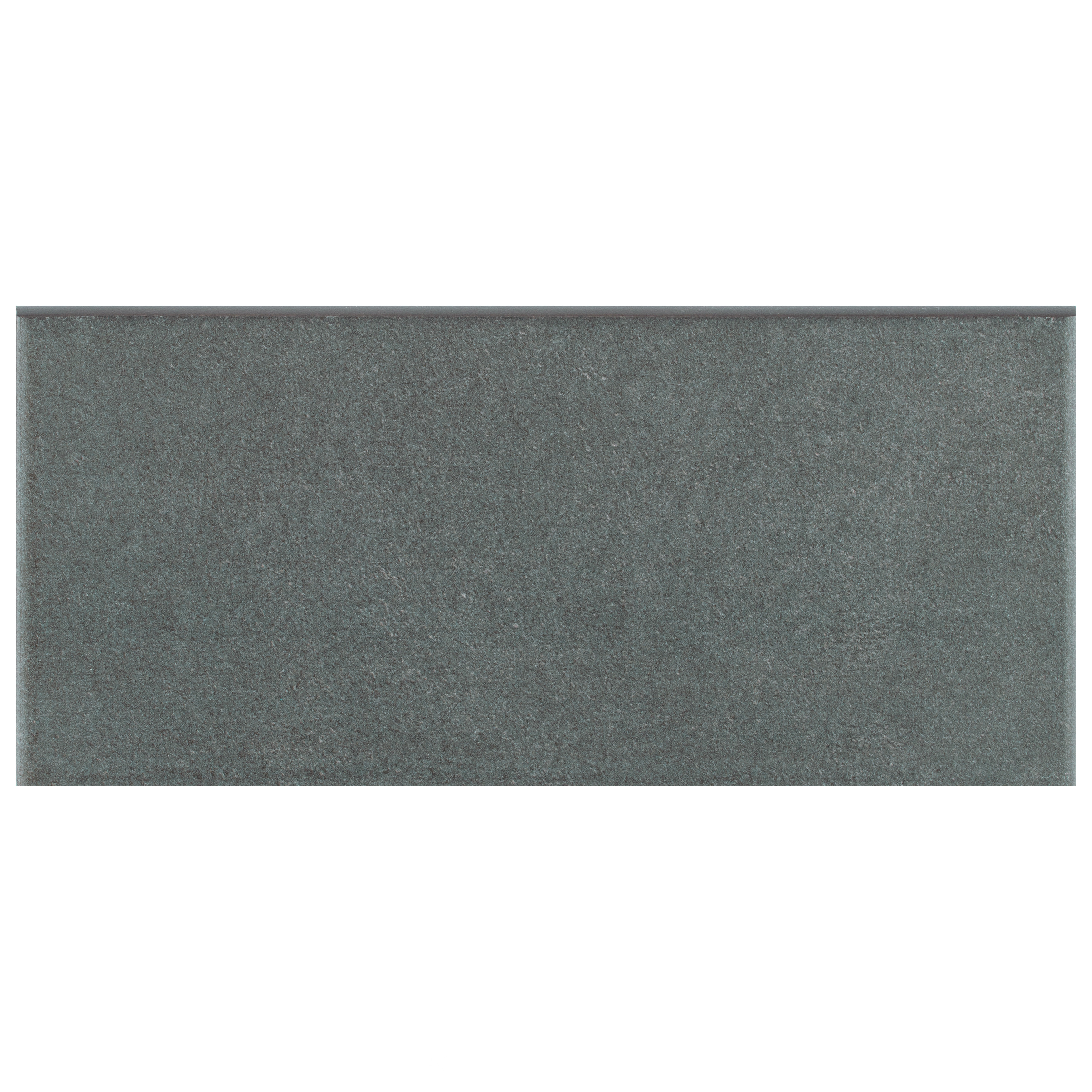 Merola Tile Twenties 8" x 4" Matte Ceramic Bullnose Tile Trim in Dark ...