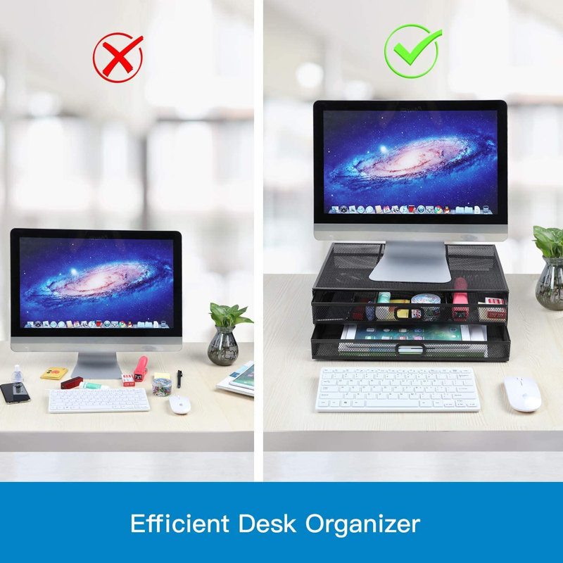 Inbox Zero Monitor Stand & Reviews | Wayfair