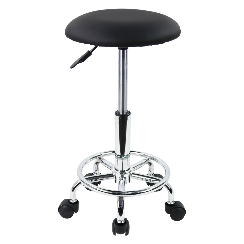 KKTONER Swivel Height Adjustable Shop Stool | Wayfair