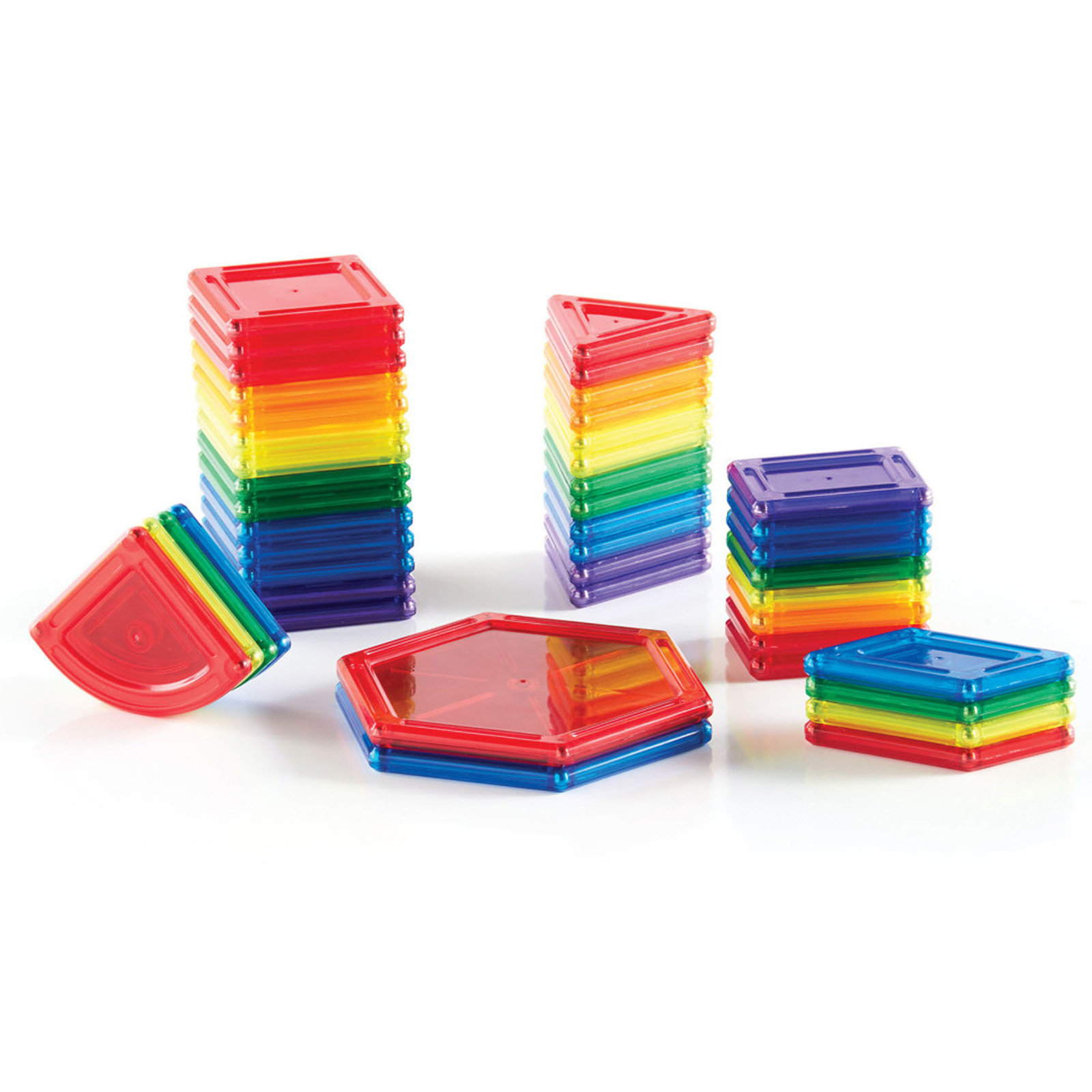 Guidecraft PowerClix Solids Magnetic Building Toy 44 Pieces | Wayfair