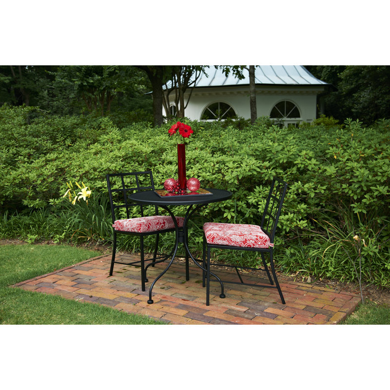 Canora Grey Midsomer Metal Outdoor Bistro Table | Wayfair