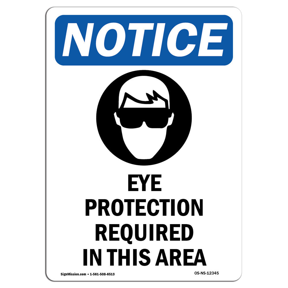 SignMission Eye Protection Required Sign | Wayfair