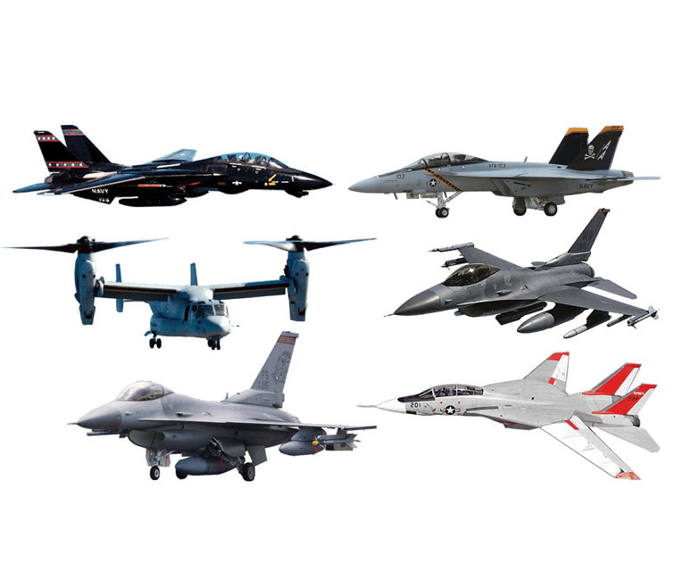 Wallhogs Military Aircraft Multi-Pack I Wall Decal | Wayfair