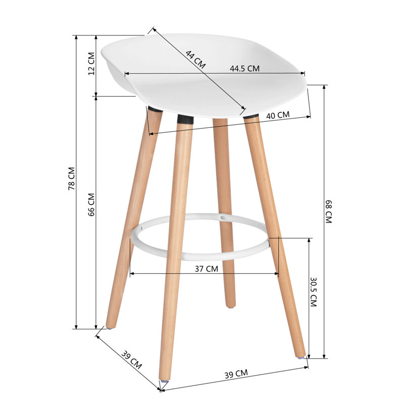 Hashtag Home Tata 68cm Bar Stool & Reviews | Wayfair.co.uk