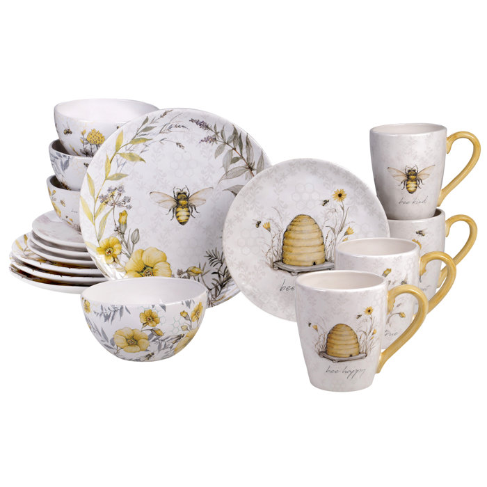 Certified International Bee Sweet 16Pc Dinnerware Set & Reviews | Wayfair