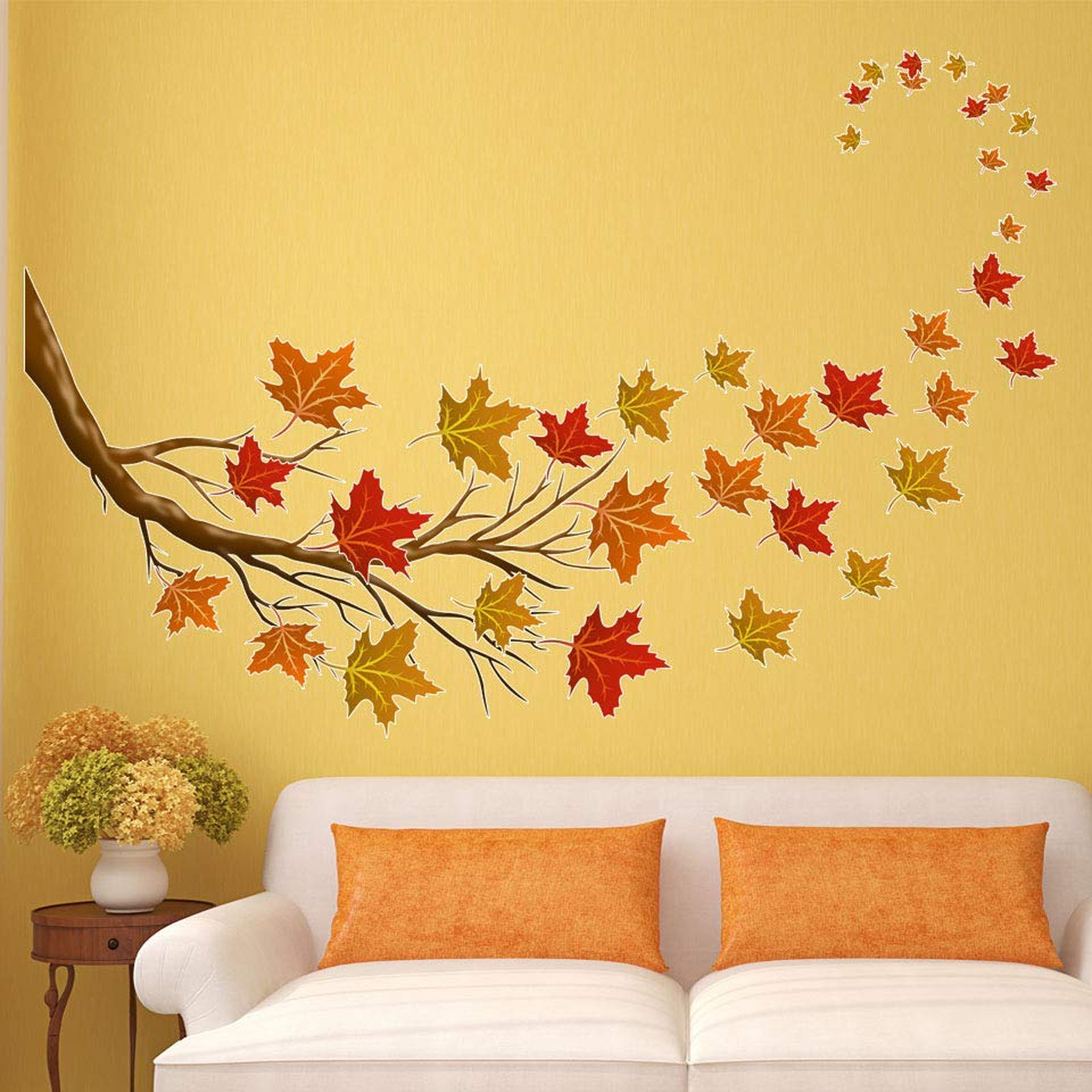 Wall Hangings Home D cor Fall Leaves Tree Photo Printable Autumn Wall 