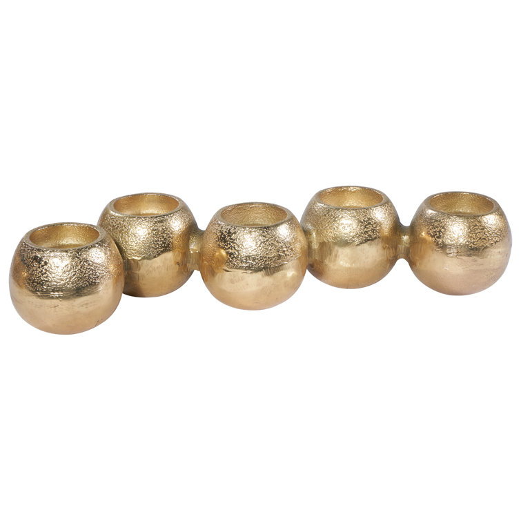 Fairmont Park METAL SPHERE CANDLE HOLDER 5 PLACES | Wayfair.co.uk