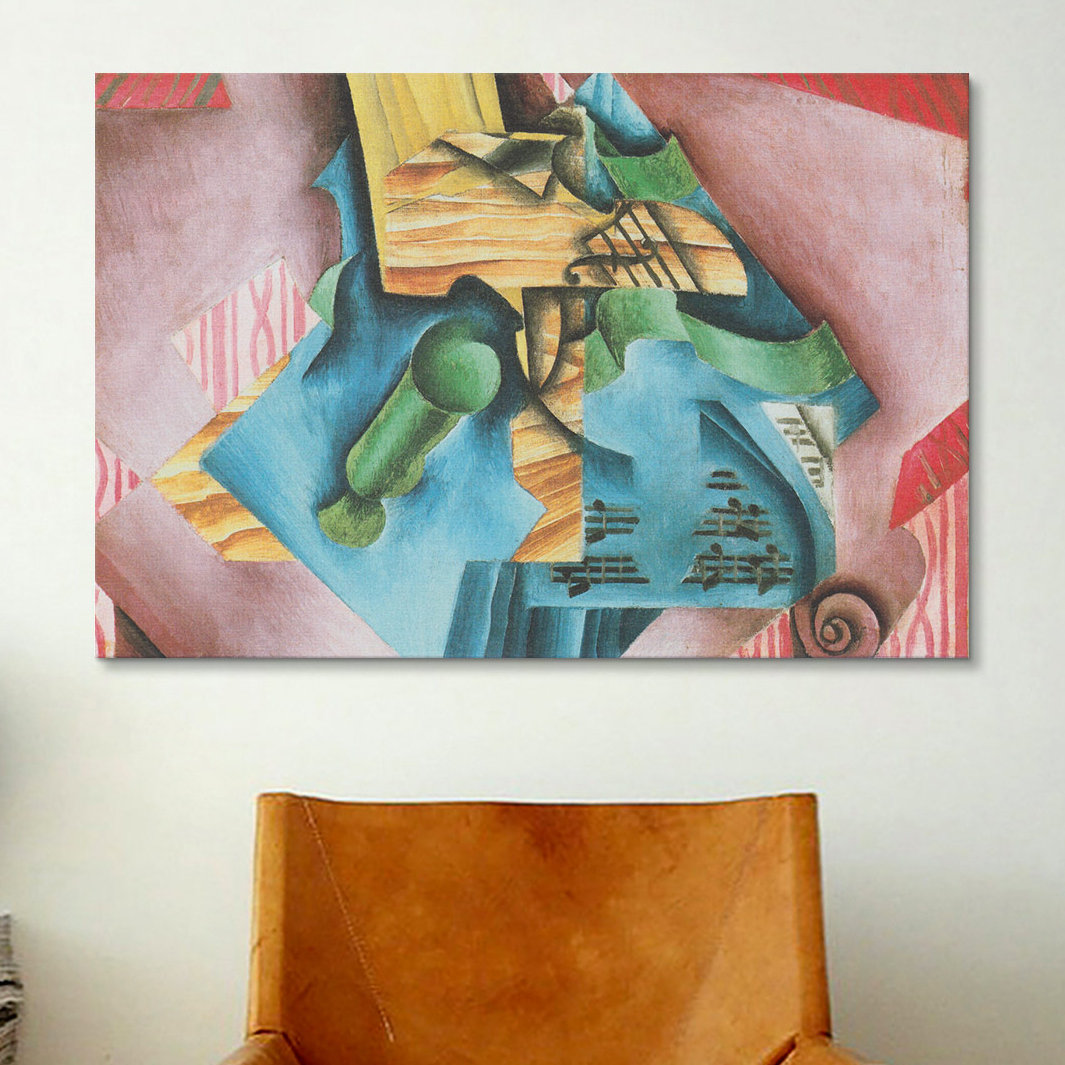 iCanvas Juan Gris Violon Et Verre (Violin And Glass) by Juan Gris ...