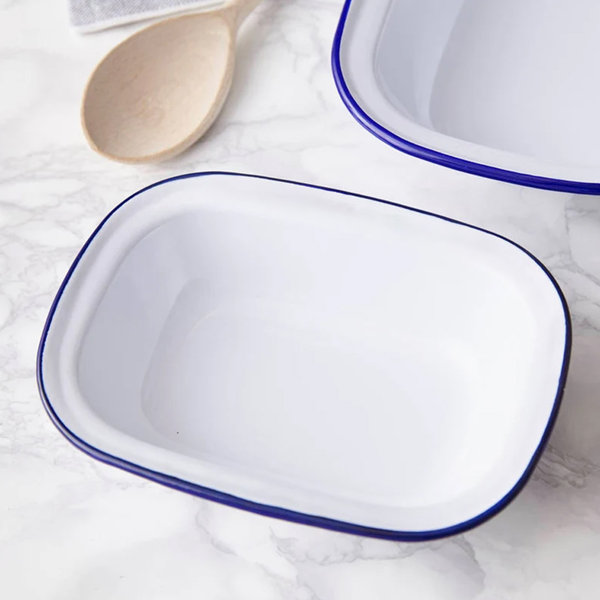 17 Stories Enamel Rectangular Pie Dish | Wayfair.co.uk